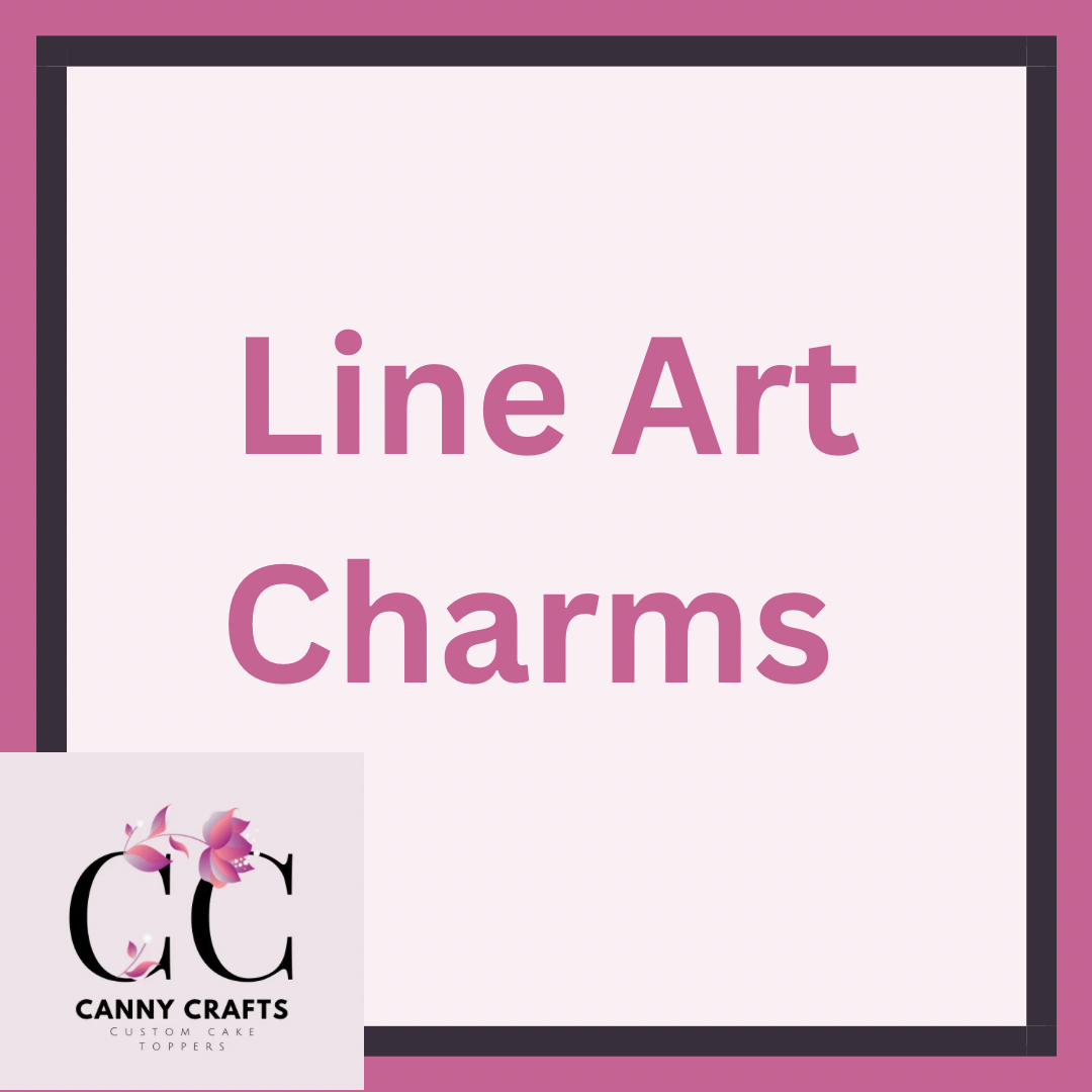 Line Art Charms – CannyCraftsCC